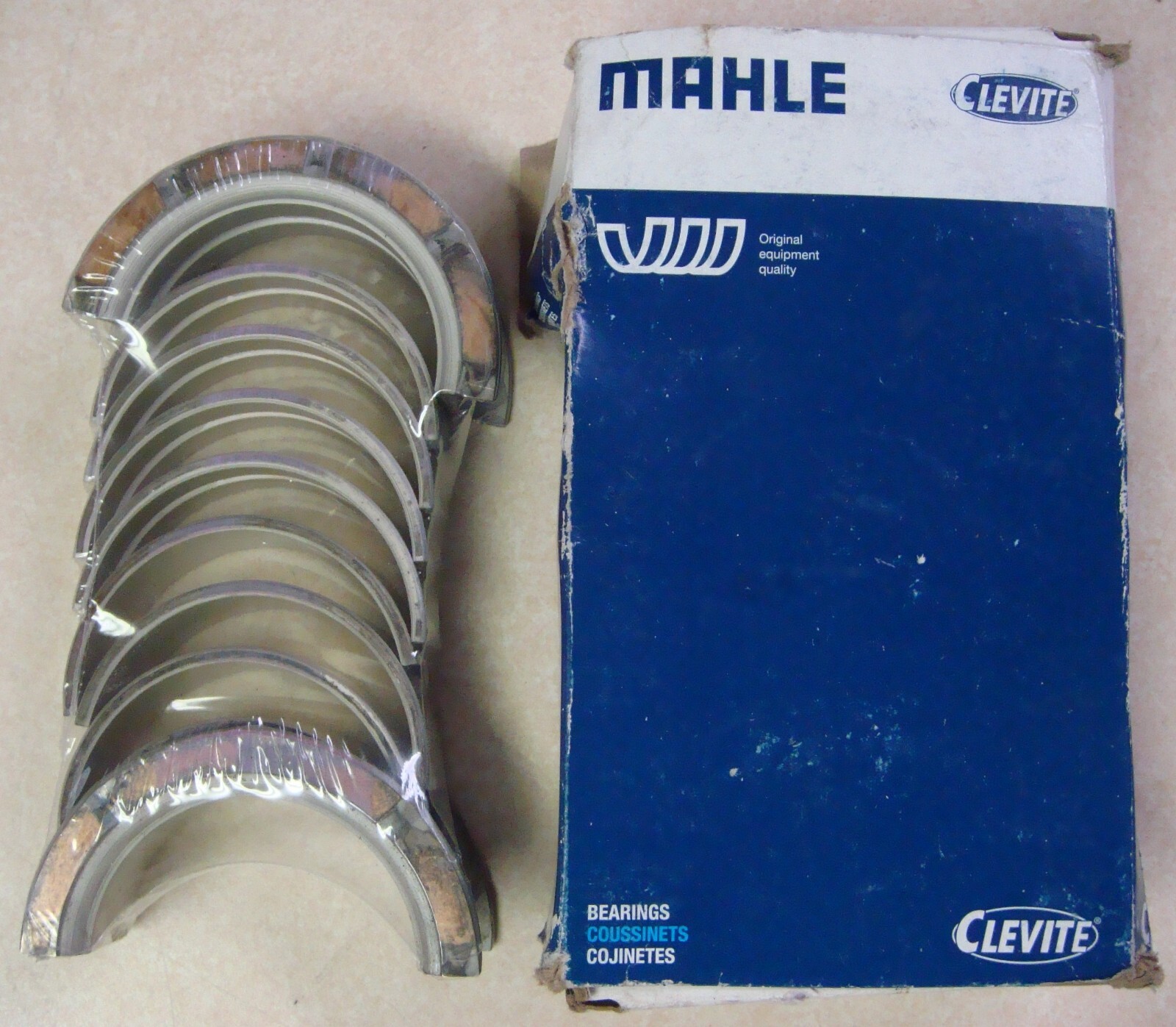 Engine Crankshaft Main Bearing Set-VIN: F Clevite MS-590P-20 for sale ...