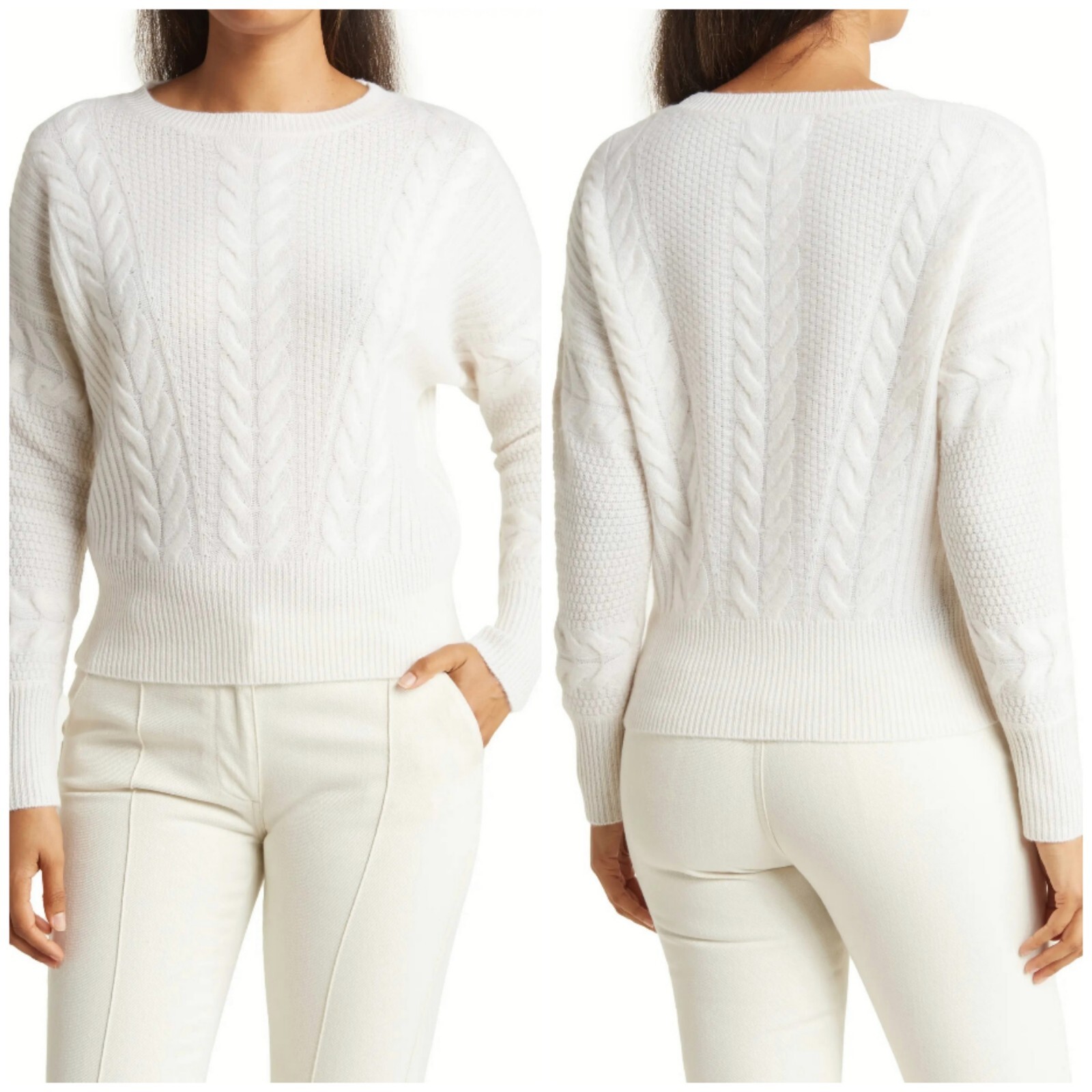 MAGASCHONI Cashmere Dolman Sweater 100% Cashmere Women's Size Medium ...