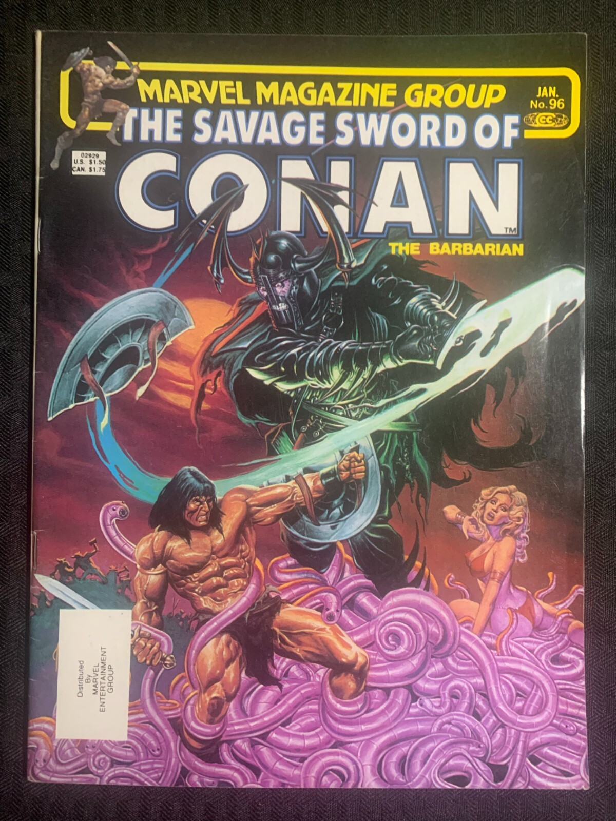 1984 SAVAGE SWORD OF CONAN Magazine #96 VG 4.0 Joe Jusko Cover | eBay