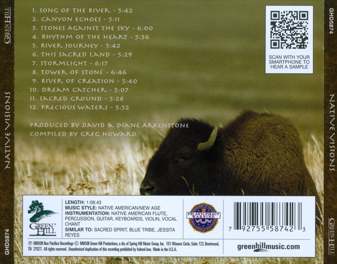 AH NEE MAH NATIVE VISIONS: A NATIVE AMERICAN MUSIC JOURNEY NEW CD ...