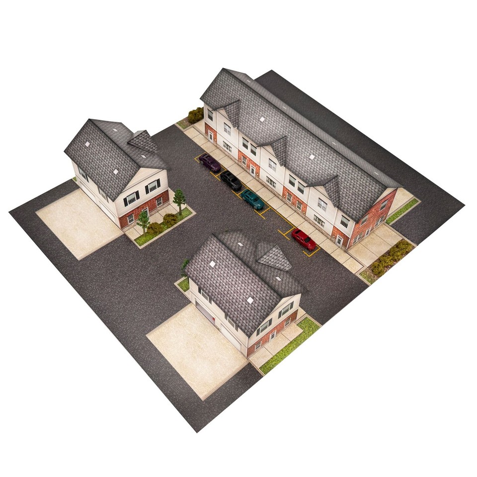N Scale Building Kit Scale Town House Model Kit, Fits Micro-trains | eBay