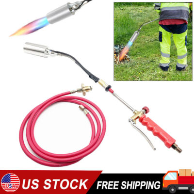 Portable Propane Torch Weed Burner Ice Snow Melter Outdoor Flame ...