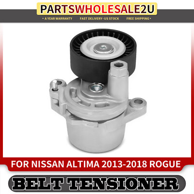 New Belt Tensioner with Pulley for Nissan Altima 2013-2018 Rogue 2014 ...