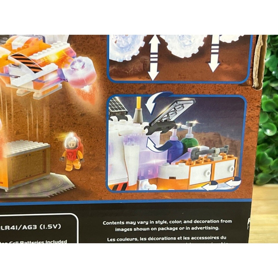 NIB Laser Pegs Mars Rover Light Up LED Building Kit 18002 Mission To ...