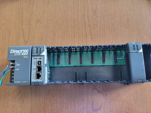 Direct Logic 205, Model D2-09BDC1-1, 12/241V with H2-DM1E communication ...