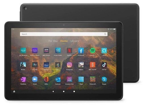 Amazon Fire HD 10 (2021) 11th Generation 32GB Android WiFi Black Tablet ...