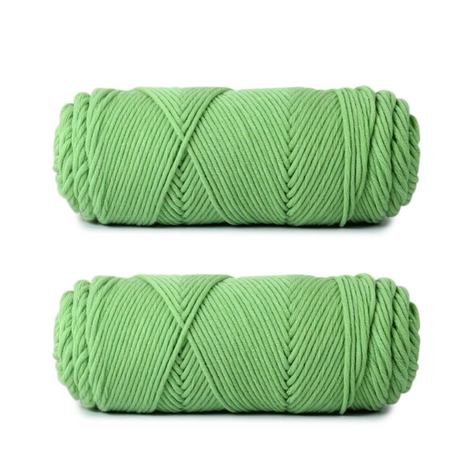 Knitting 200g Soft Woolen Yarn Chunky Crochet 8 Ply Thread Milk Cotton ...