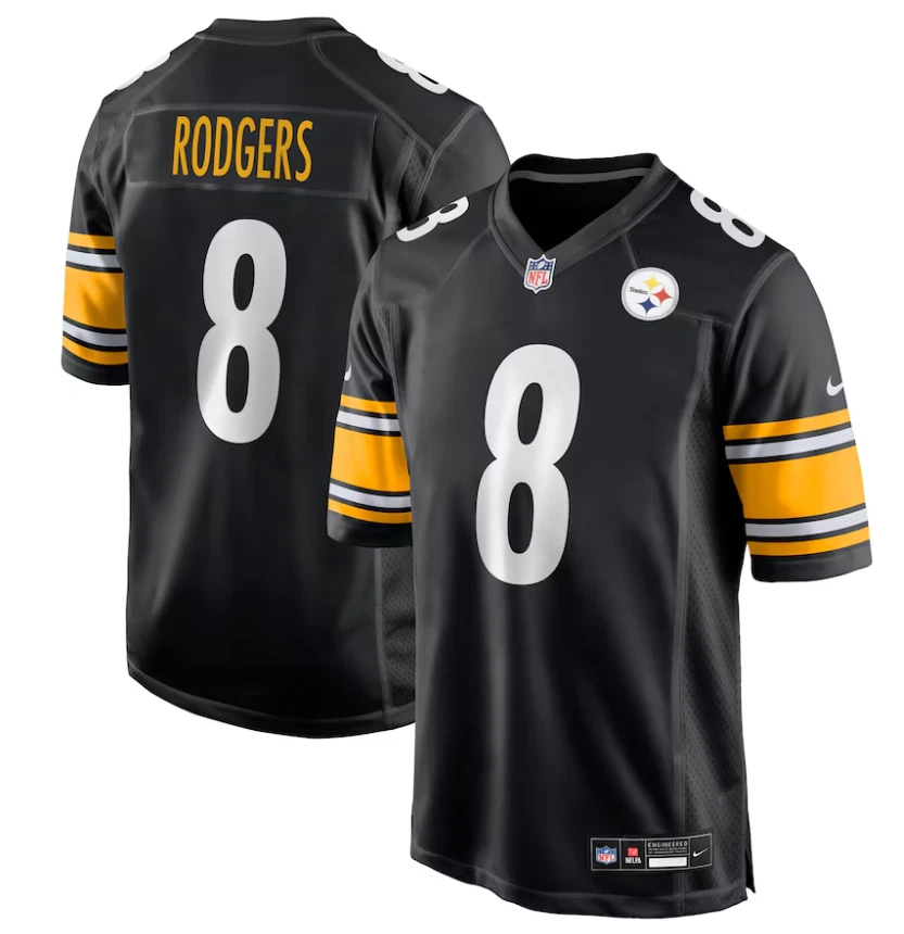 Men's Steelers #8 Aaron Rodgers 2025 Stitched Jersey | eBay
