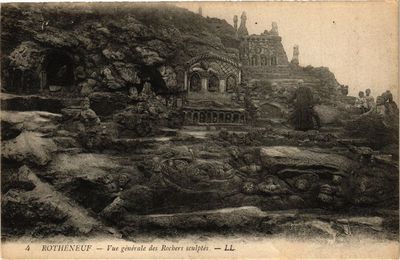 CPA ROTHÉNEUF-Vue générale des Rochers sculptés (265117) | eBay