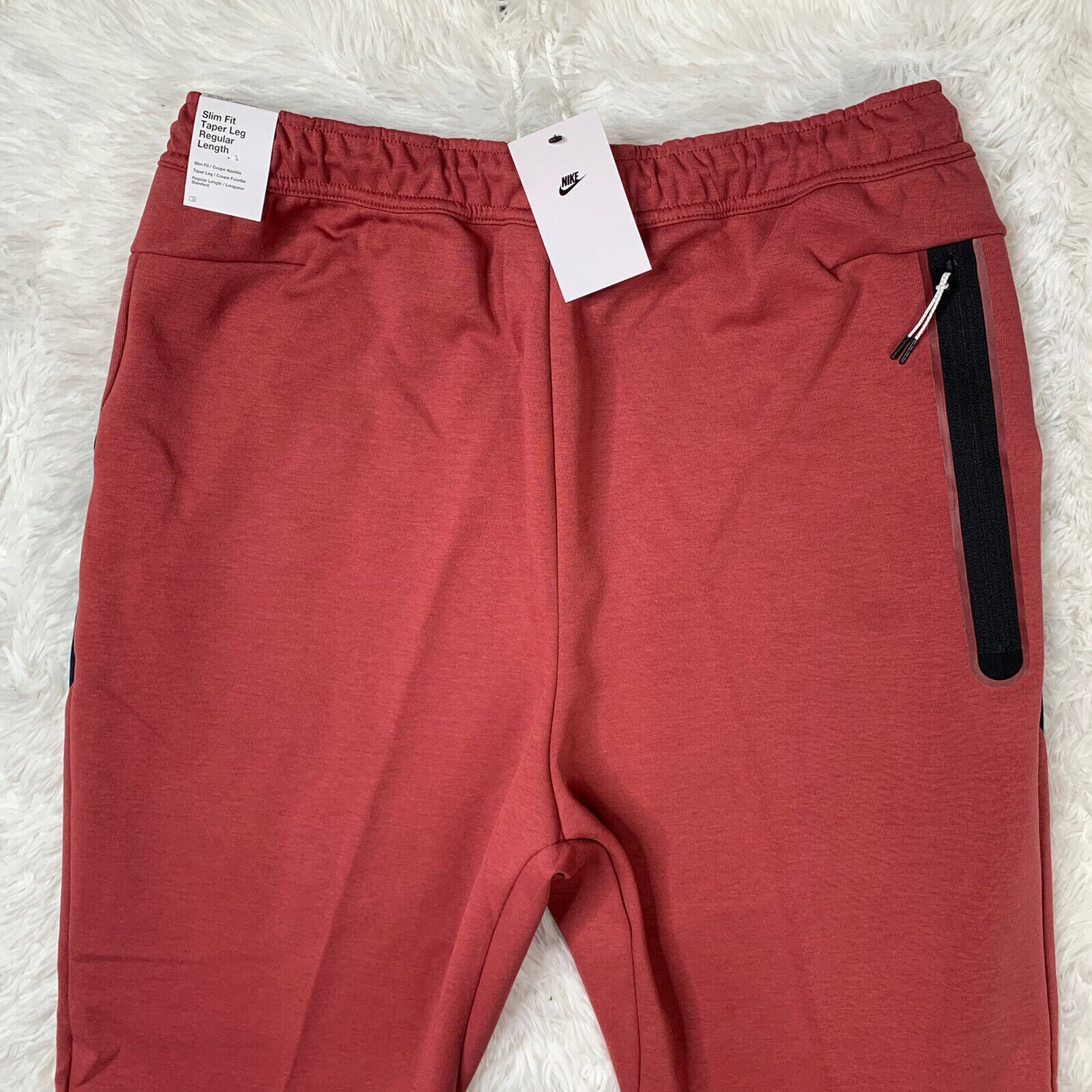 Nike Sportswear Tech Fleece Joggers Cedar Red Blue CU4495 Mens SIZE XL ...
