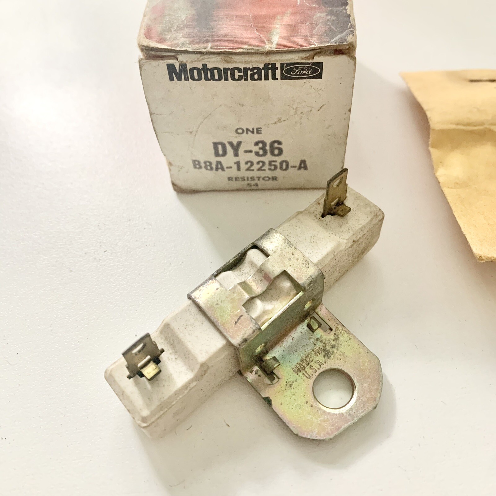 Ballast Resistor-Resistor-Ignition Coil Motorcraft DY-36 for sale ...
