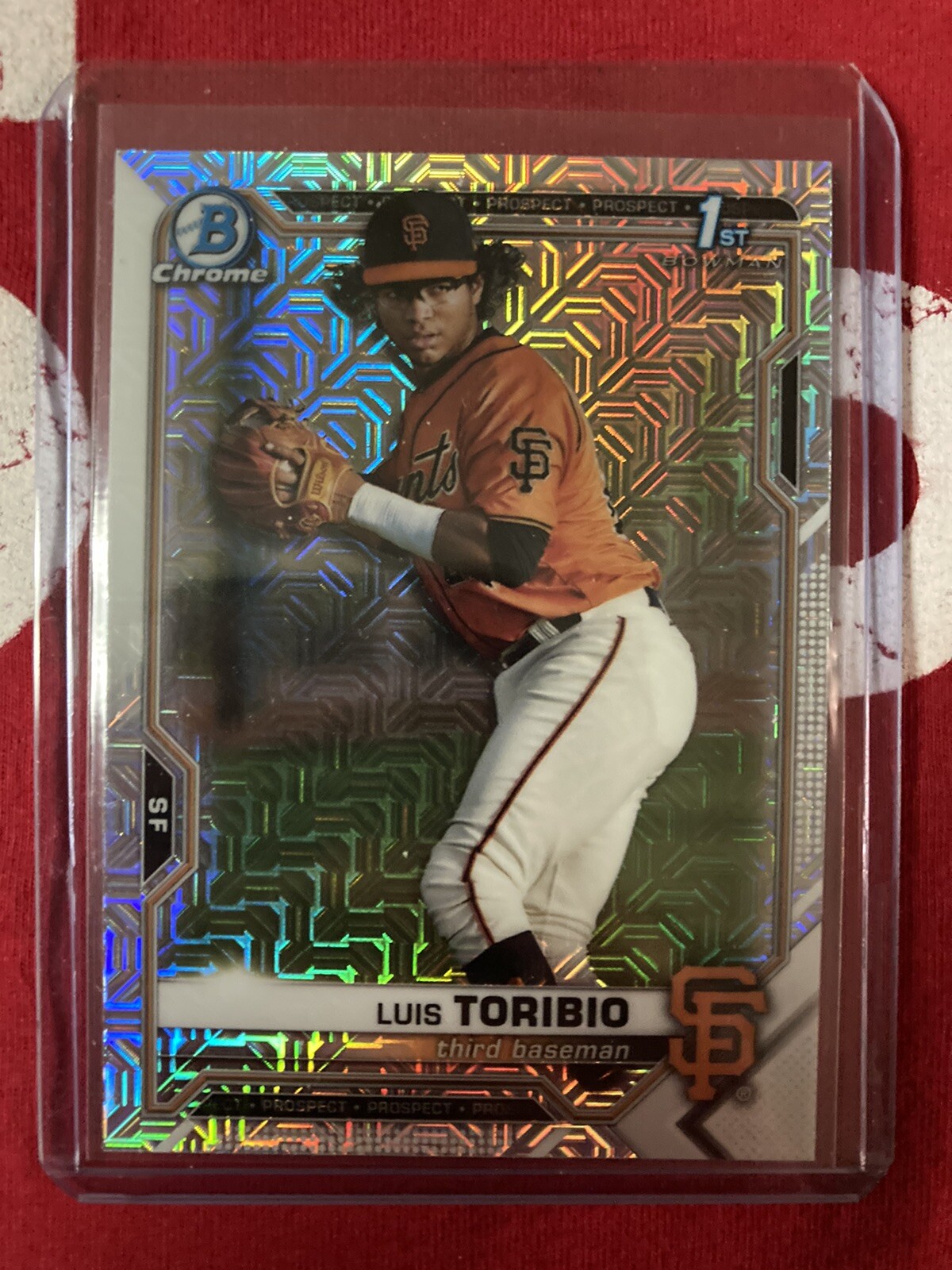 2021 Bowman Chrome Luis Toribio Mega Mojo Refractor 1st SP #BCP-228 ...