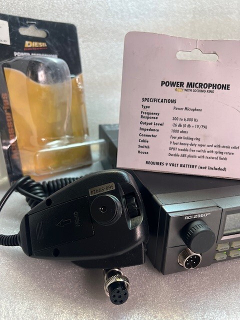 Diesel Electronics POWER Microphone CB HAM TRUCKER Mic 6 pin RANGER ...