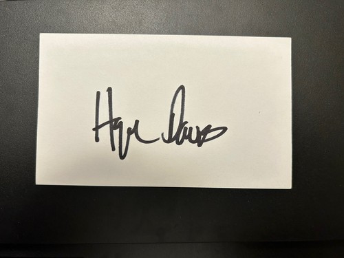 Hope Davis Signed Autograph Signature 3x5 | eBay
