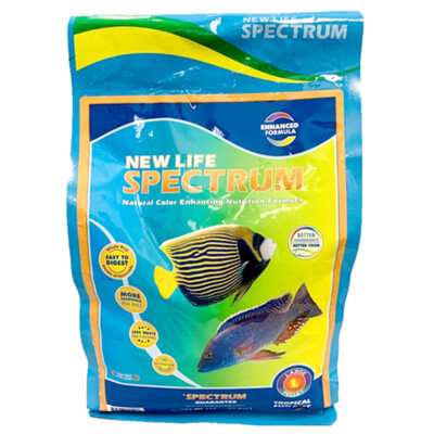 New Life Spectrum TROPICAL FISH Large Pellets 2200g Color Enhancing ...