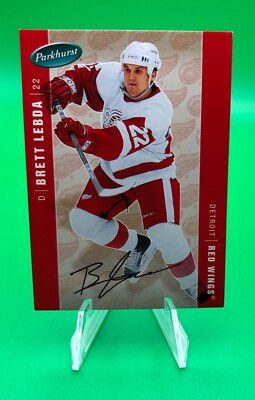 2005-06 Parkhurst Facsimile Auto Parallel #183 Brett Lebda 099/100 | eBay