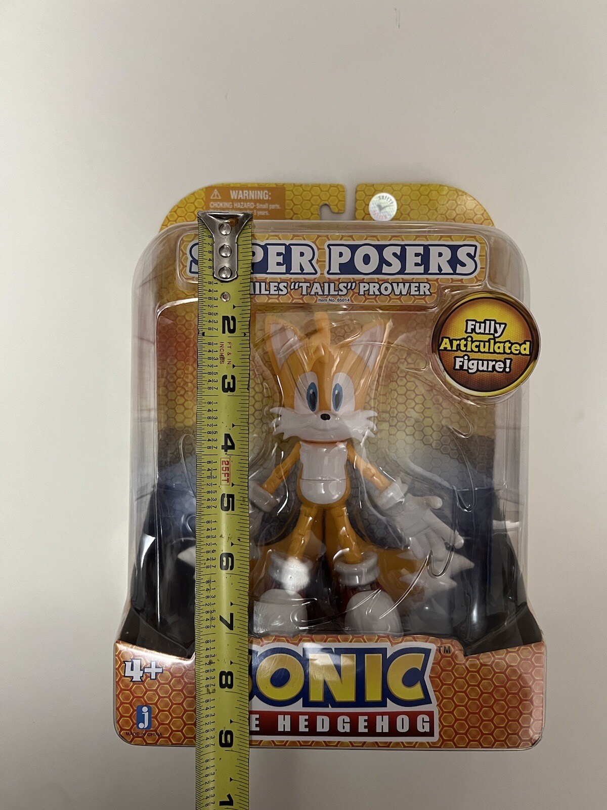NEW 2010 Sonic The Hedgehog Super Posers Miles “Tails” Prower Jazwares ...