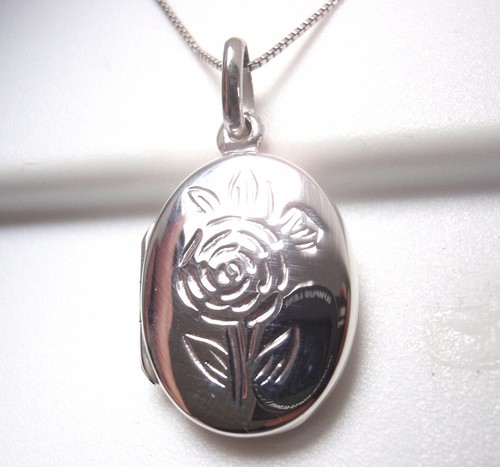 Floral Locket 925 Sterling Silver Marked 925 | eBay