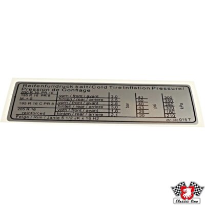 JP GROUP Sticker For VW Transporter Caravelle T3 84-92 | eBay