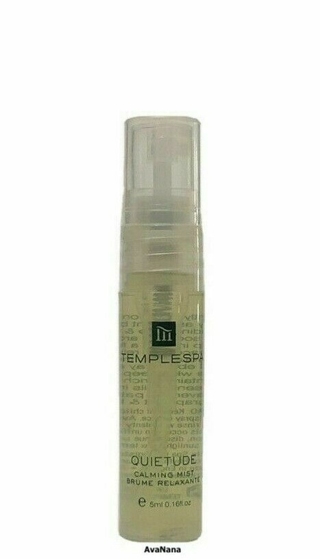 TEMPLE SPA Quietude Calming Mist Relaxant Spray Aromatherapy Mini 5 ml ...