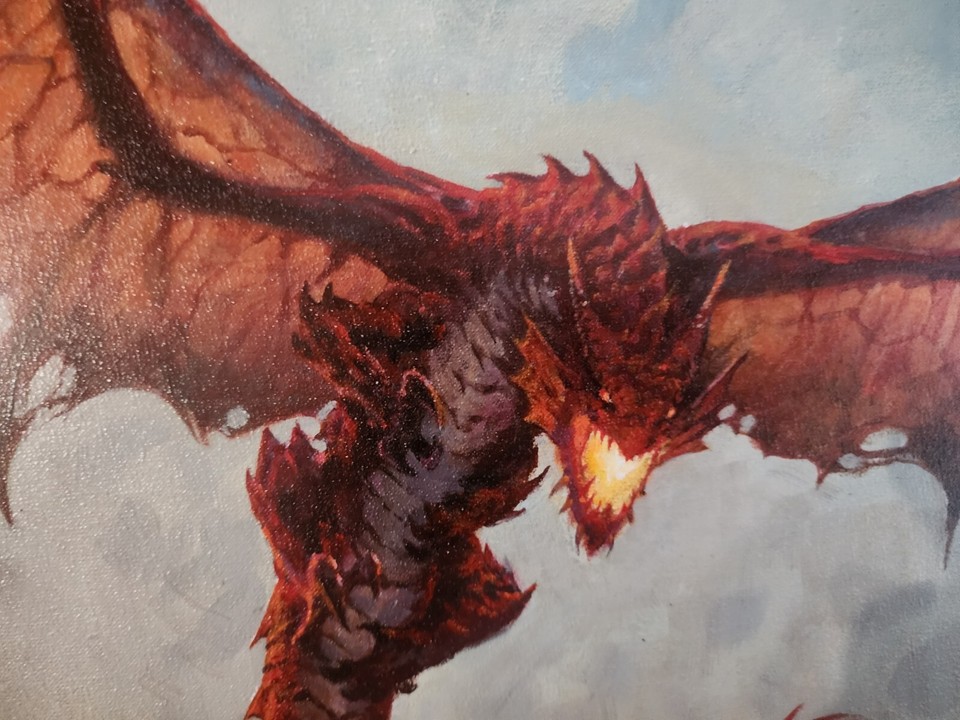 *The ORIGINAL* Chaos Dragon, An MtG Painting By Grzegorz (“Greg ...