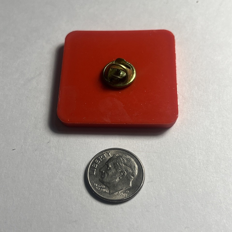 McDonalds 2013 National People Week Rubber Lapel Pin Manager Square ...