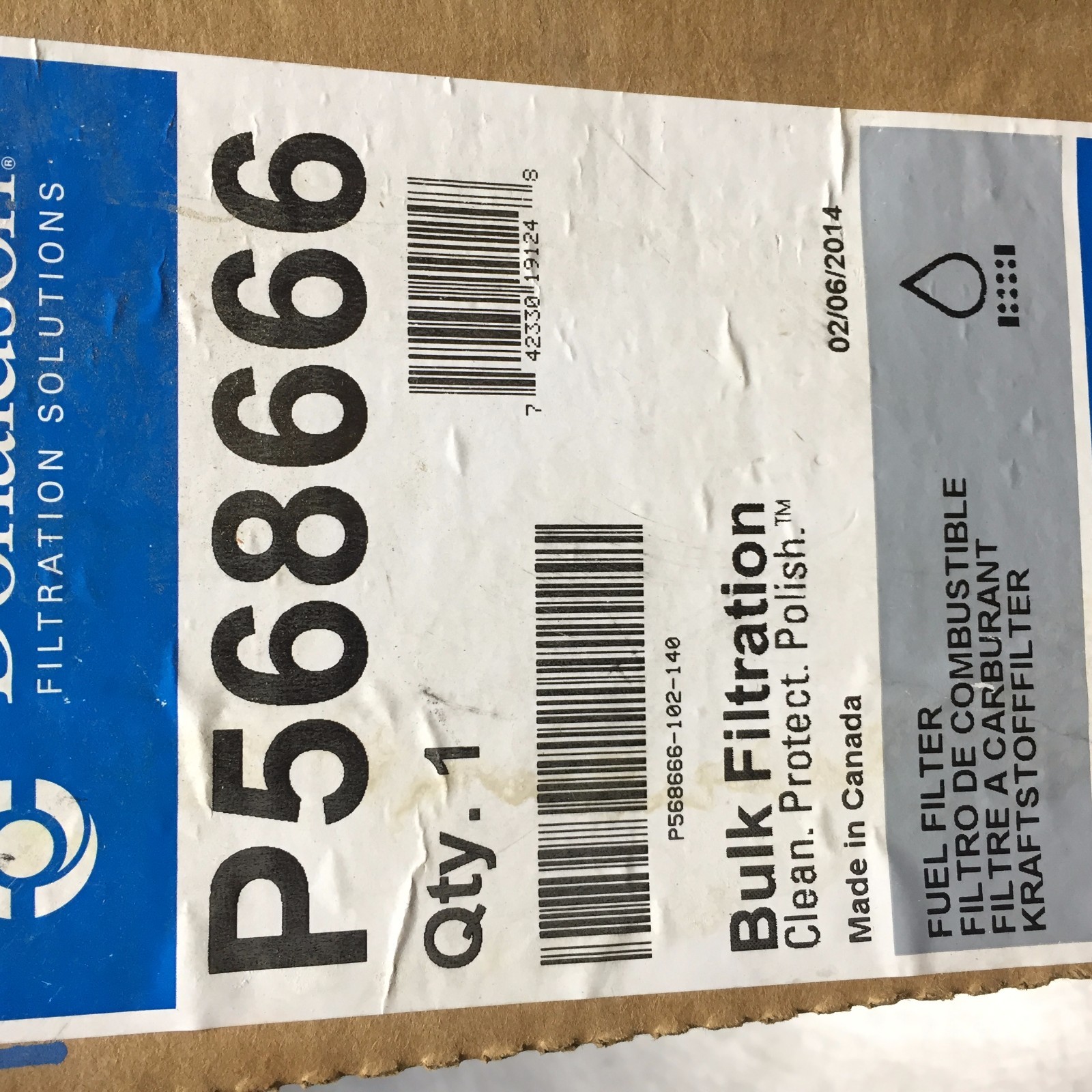 P568666 DONALDSON FILTER P56-8666 | eBay