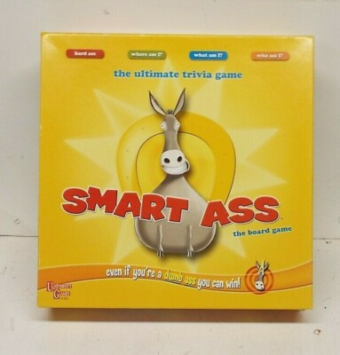 University Games 1360 Smart Ass The Ultimate Trivia Board Game | eBay