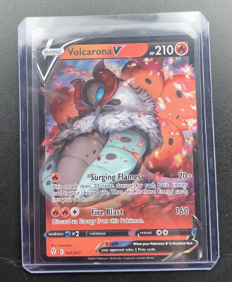 Pokemon TCG Evolving Skies Volcarona V 21/203 - NM/M | eBay