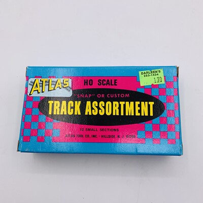 ATLAS HO SCALE SMALL TRACK ASSORTMENT Im Open Box No. 47 NOS 12 Piece ...