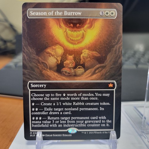 Season of the Burrow - Borderless - Bloomburrow -MTG - NM | eBay