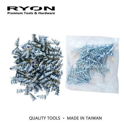 Metal Speed Plug Zinc Alloy Plasterboard Anchor Wall Mate Screws 100 ...