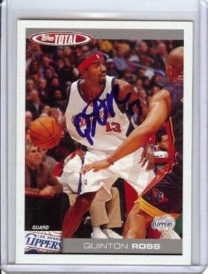 Quinton Ross 04-05 Topps Total Card Auto Autograph | eBay