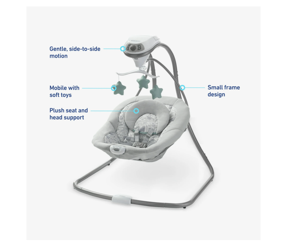 Graco Simple Sway Infant Baby Swing, Abbington 47406130603| eBay