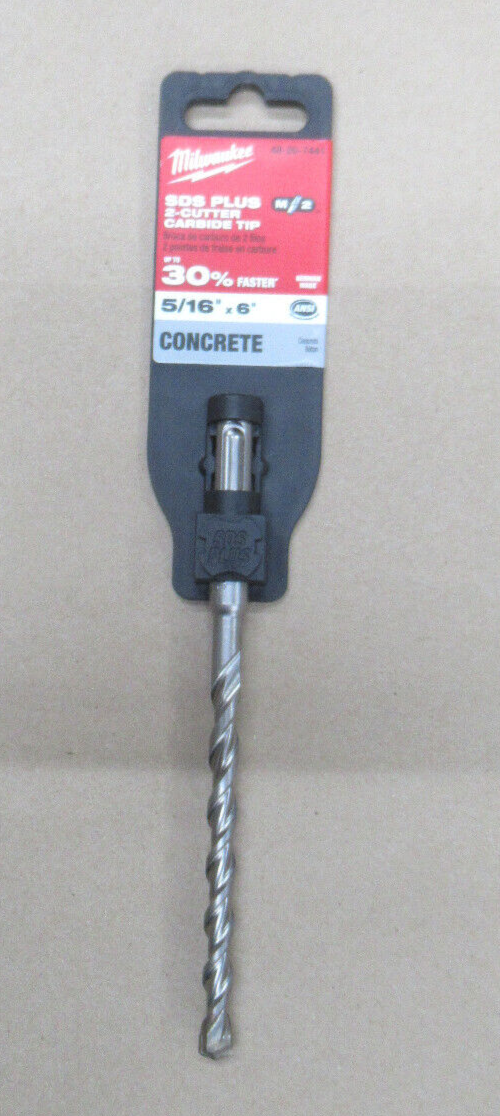 MILWAUKEE 48-20-7441 5/16" X 6" SDS PLUS CONCRETE DRILL BIT | eBay