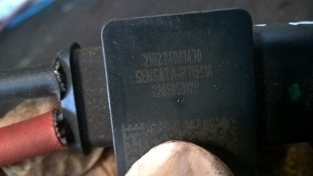 Nissan Juke Exhaust Gas Temperature Sensor 226585317R 2021 Juke F16 1.0 ...