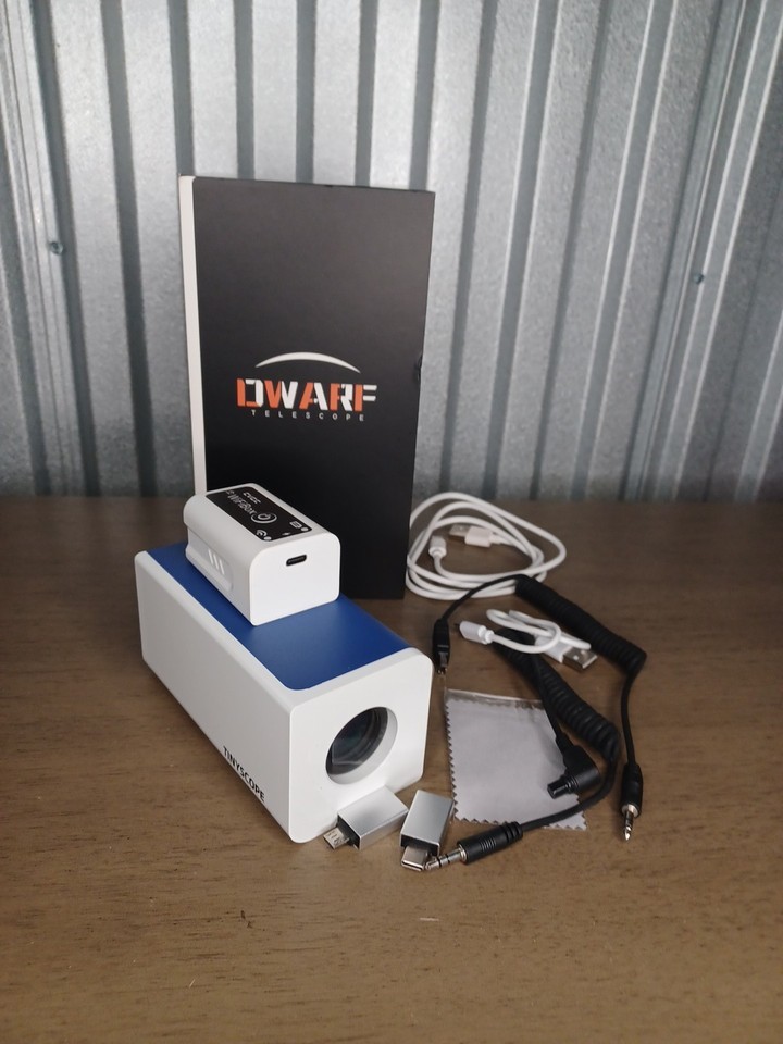 TinyScope Dwarf Telescope 4.2/100 New In Open Box! dwarflab Complete Blue ! | eBay