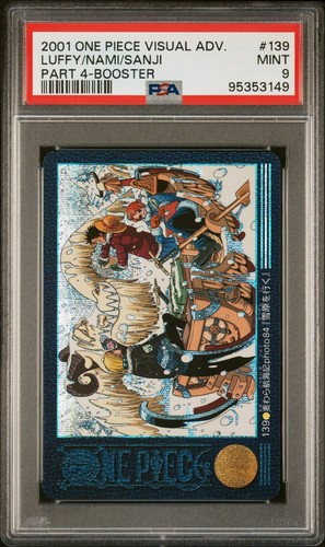 2001 CARDDASS ONE PIECE VISUAL ADVENTURE PART 4 BOOSTER LUFFY/NAMI ...