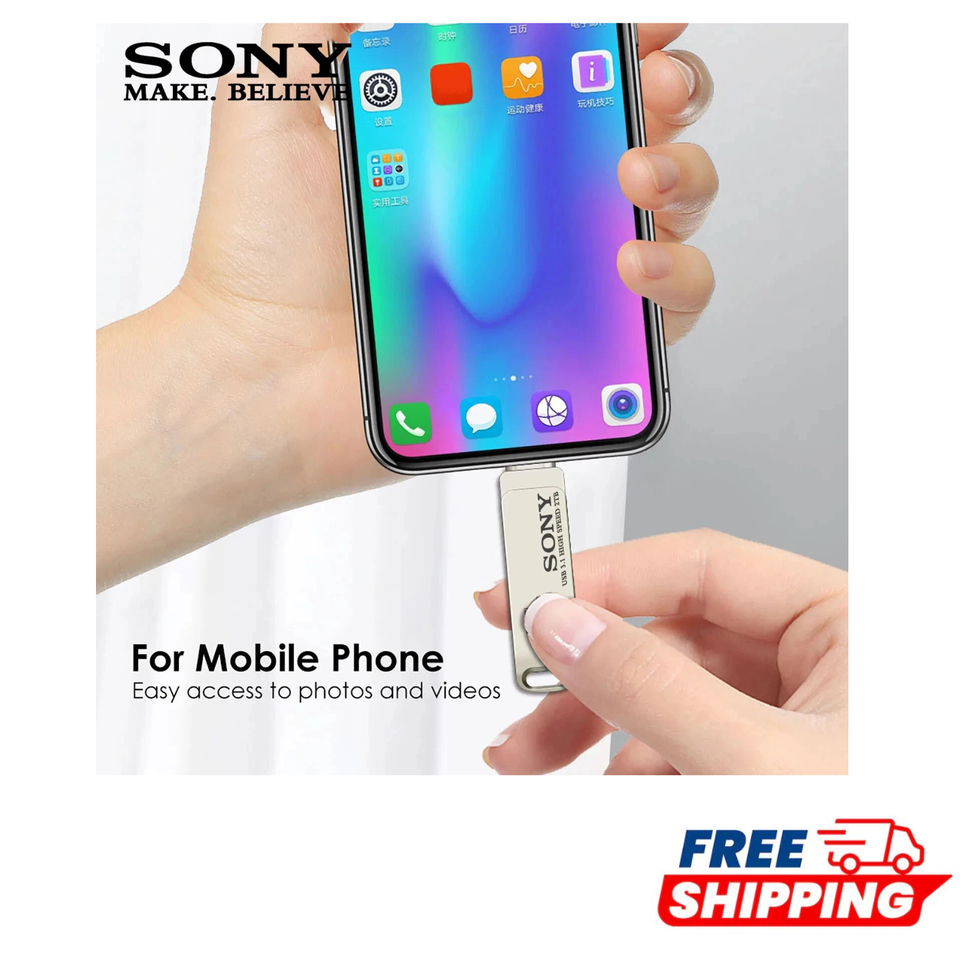 Sony 2TB USB 3.0 Flash Drive High Speed Memory Stick for PC Laptop Mac ...