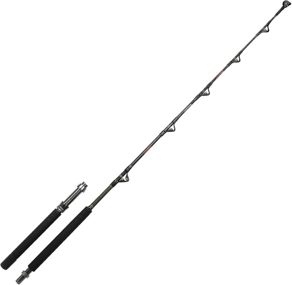Bent Butt Fishing Rod 2-Piece Saltwater Offshore Trolling Rod Big Game ...