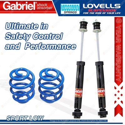Rear Sport Low Gabriel Guardian Shocks Lovells Springs for Ford Falcon ...