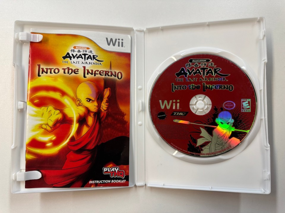 Avatar The Last Airbender Into the Inferno 2007 Nintendo Wii Complete ...