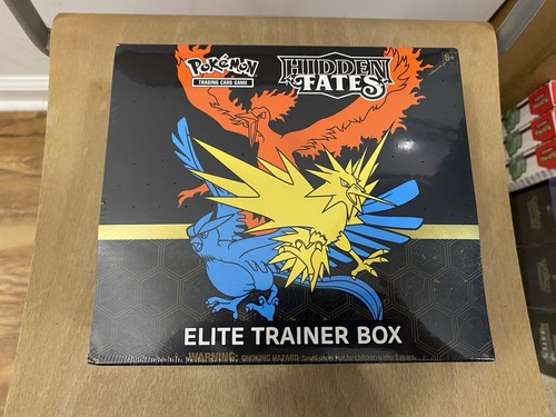Pokemon TCG: Sun & Moon HIDDEN FATES Elite Trainer Box ETB NEW/Factory ...
