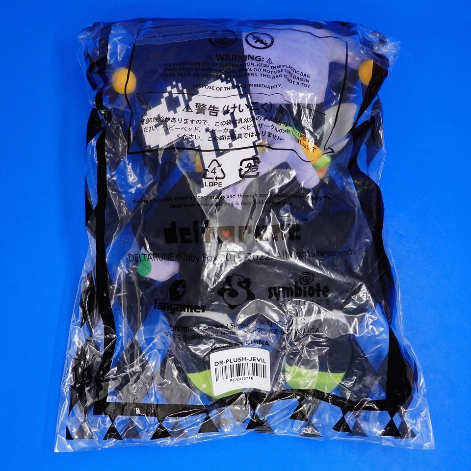DELTARUNE Jevil Talking Plush Figure 10" *Official* Plushie Statue ...