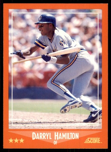 1988 Score Darryl Hamilton Baseball Cards #72T | eBay