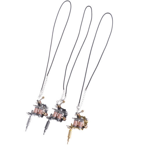 1X Mini Tattoo Machine Tattoo Keychain Key Holder Punk Style As Pendant ...