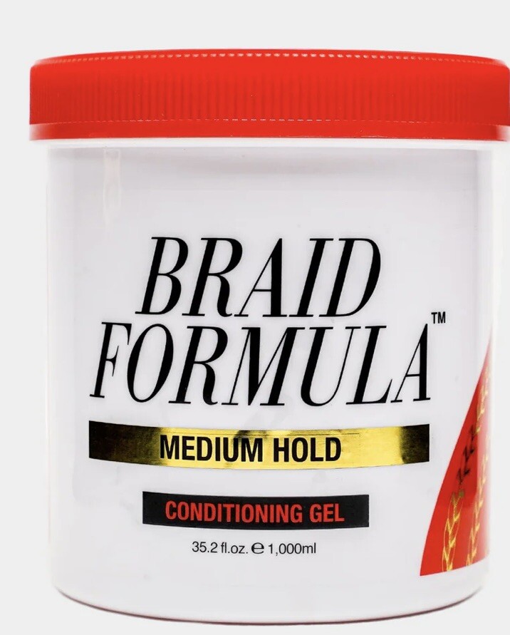 EBIN LOCK’N POMADE BRAID Medium FORMULA 35.2 Oz . Free Parting comb ...