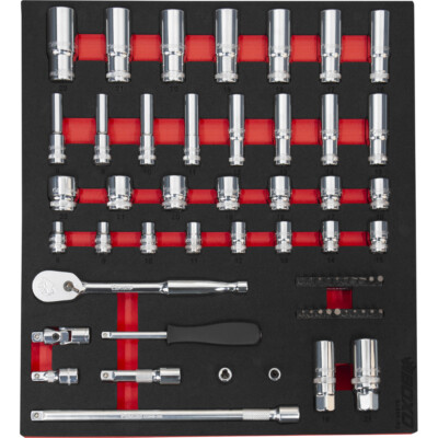 3/8" Drive Master Socket & Bit Set 60 Pieces Great Starter Set BOXO ...