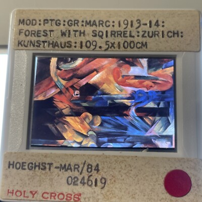 Franz Marc "Forest With Squirrel " German Expressionism Art 35mm Glass ...