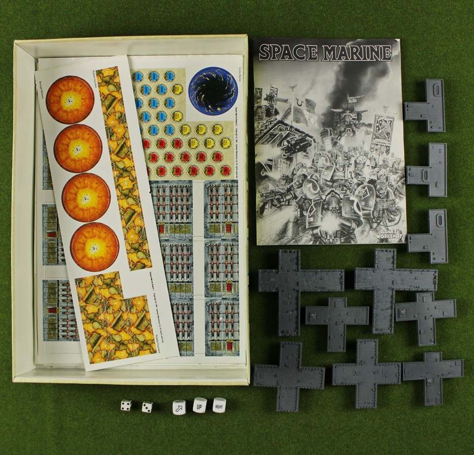Epic 40K "SPACE MARINE" Core Game Boxed Set (1991 Ed.) Games Workshop ...